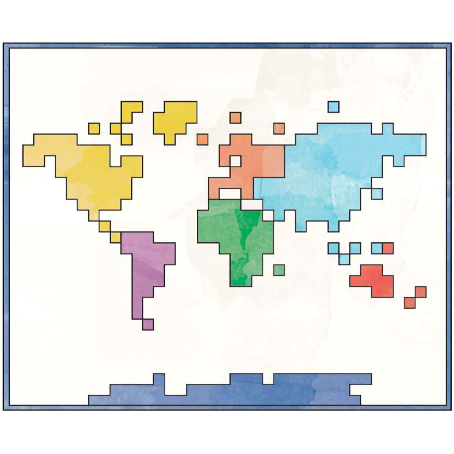 world quilt pattern – yellow spool